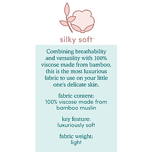 aden + anais Silky Soft Bamboo Viscose Baby Blanket, Crib Bedding for Newborn Baby and Toddler, Nursery Blanket for Boys and Girls, Baby Registry and Shower Gift - Florentine