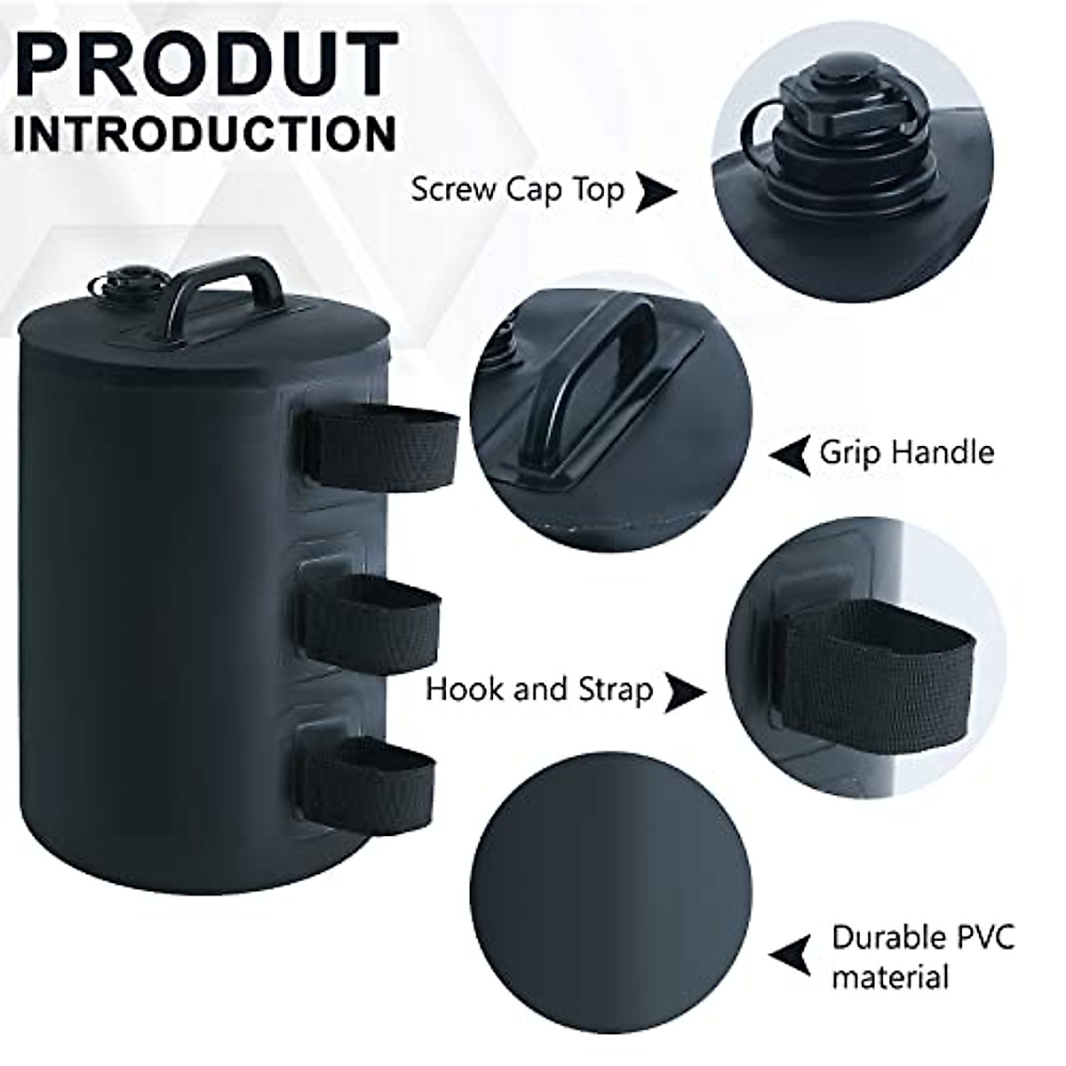 COOSHADE Canopy Water Weights Bag