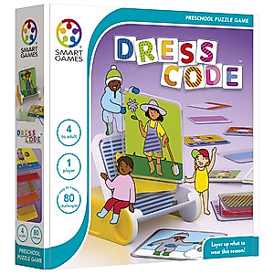 SmartGames Dress Code Stacking Game with 80 Challenges for Kids Ages 4 +