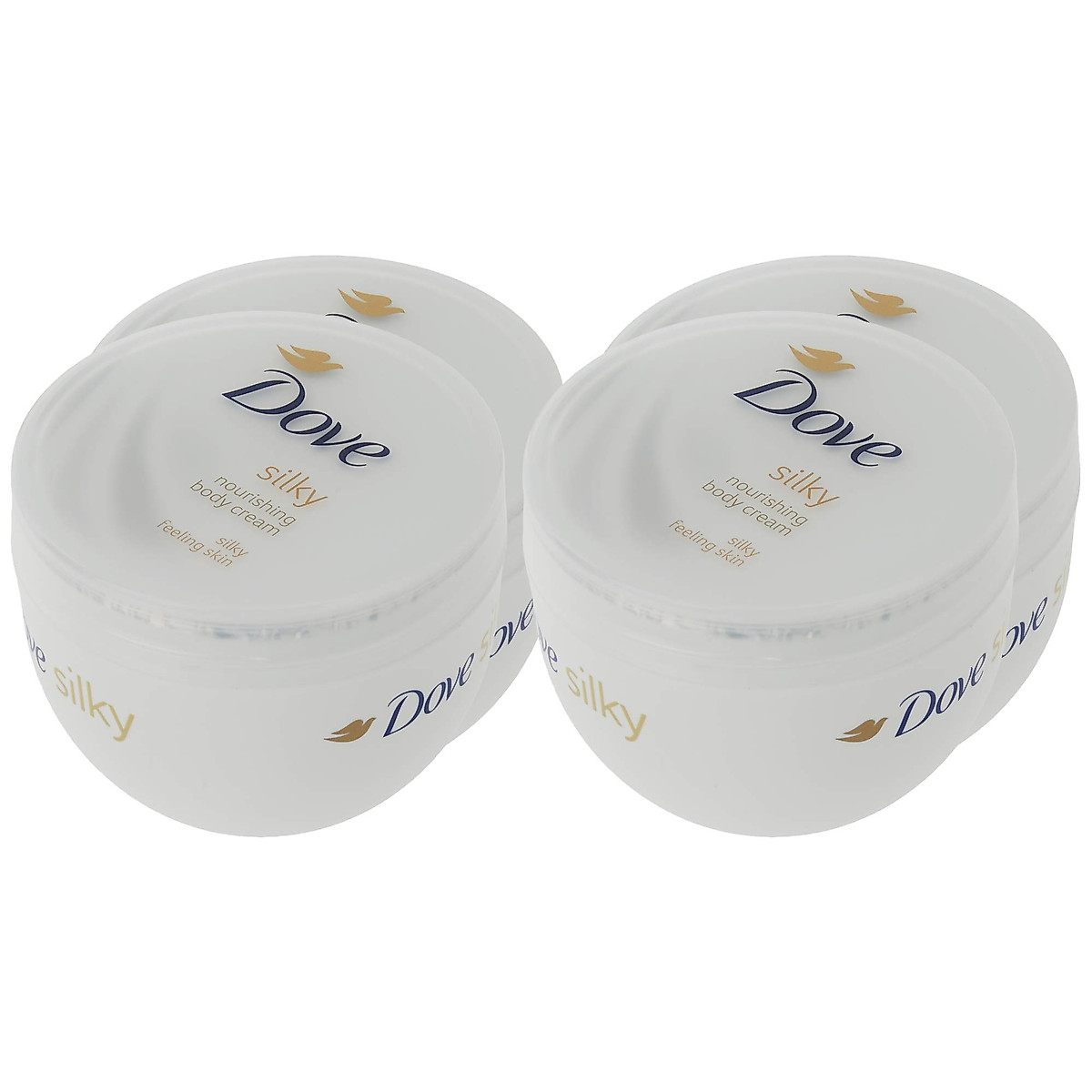 Dove Silky Nourishment Body Cream 300ml - 4 Pack