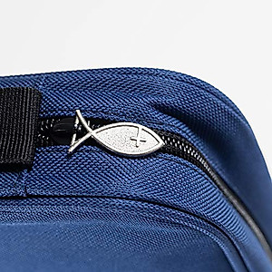 Divinity Boutique Bible Cover Basic Navy - Large (21431) | Fits Bibles up to 6.875" x 9.75" x 2.25"