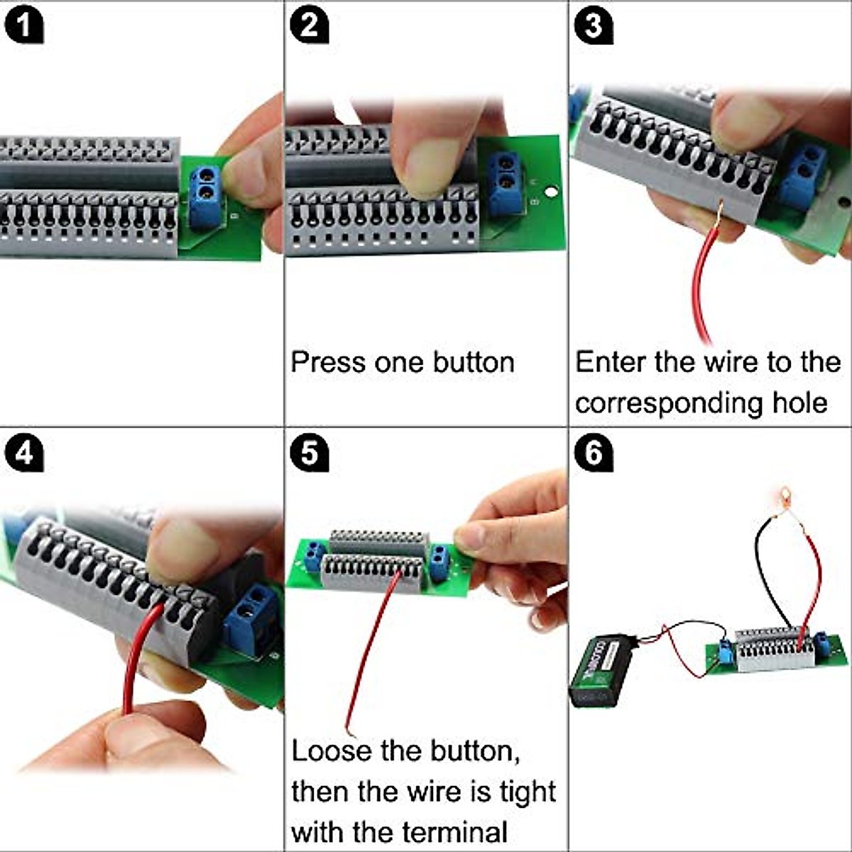 PCB008 1X 12 Position Prewired Power Distribution Board Block 2 Inputs 2 x 13 Outputs for DC AC Voltage New