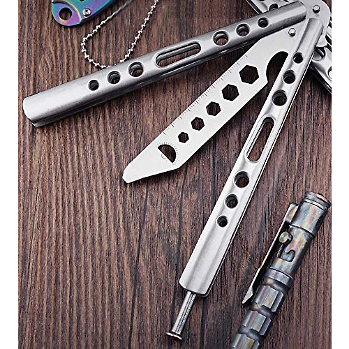 Butterfly Multifunctional Tool Novelty Bali-Bottle Opener for Beer Soda Bartender Practicing Flip