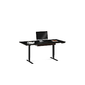 BDI Sequel 6159 Lift Desk Keyboard/Storage Drawer, Charcoal Stained Ash Wood