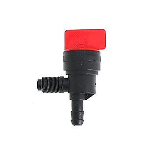 Replacement 691993 Fuel Tank for Briggs and Stratton for Troy-Bilt for Garden Way Chipper Shredder 4-quart Gas Tank with Cap and Shut Off Valve