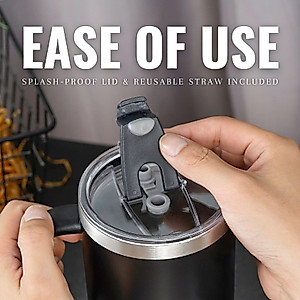 Onebttl Pickleball Gifts for Women/Men, Gifts for Pickleball Lovers, Insulated 40oz Stainless Steel Tumbler with Handle, TEAR OF MY PICKLEBALL OPPONENTS