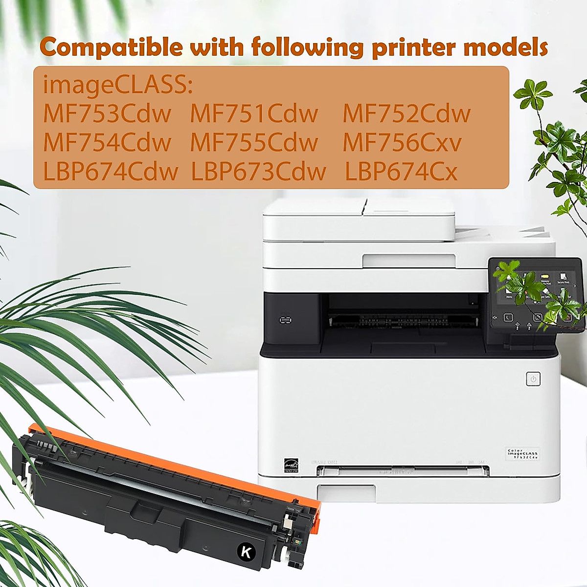 T2TONER 069H Toner Cartridge Remanufactured 069 High Yield Toner Cartridge Compatible for imageCLASS MF753Cdw MF751Cdw LBP674Cdw Printer (Black)