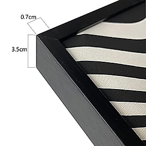 Abstract Gold Leaf Blue Ocean Oil Painting on Canvas Large Sea Landscape Artwork Mininalist Wall Art Living Room Decor 85x170cm/33x67inch With Black Framed Ready to Hang