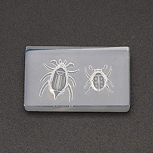 HELYZQ Cute Ladybug Beetle Pendant Insect Resin Silicone Mold Jewelry Making Tools
