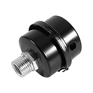 Air Compressor Silencer Filter, Metal Air Compressor Intake Filter Sound Muffler Silencer 20mm Thread (1/2"PT 20mm)