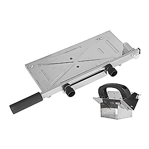 Manual Frozen Meat Slicer - Stainless Steel Meat Cutter Beef Mutton Roll Bacon Cheese Vegetable Food Sheet Slicing Machine for Home Cooking and Commercial Cooking(20 Bags)