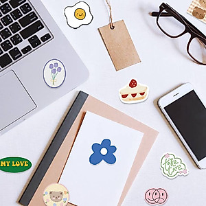 ZJSXINDI kawaii deco stickers cute Scrapbook Stickers 90pcs Cute small Stickers Set,Cardstock Stickers Decorative Masking Stickers for Personalize Laptop Scrapbook Daily Planner and Crafts (deco stickers)