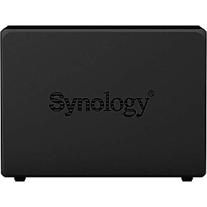 Synology DiskStation DS720+ NAS Server with Celeron 2.0GHz CPU, 6GB Memory, 32TB HDD Storage, 1TB M.2 NVMe SSD, 2 x 1GbE LAN Ports, DSM Operating System