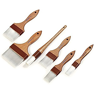 SPARTA 4039700 Nylon Wide Brush, Flat With Nylon Bristles, 2 Inches, Brown