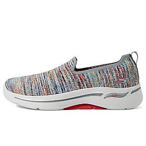 Skechers Go Walk Arch Fit Multicolored Knit Gray/Multi 7 B (M)