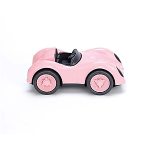 Green Toys Race Car, Pink - Pretend Play, Motor Skills, Kids Toy Vehicle. No BPA, phthalates, PVC. Dishwasher Safe, Recycled Plastic, Made in USA.