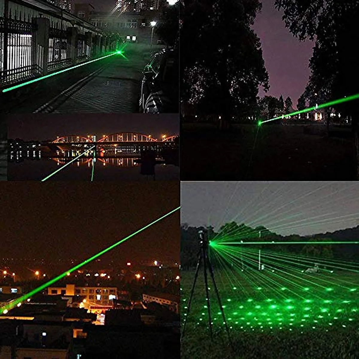 DOLOEDY High Power Green Laser Pointer Clicker Lazer Pointer Long Range for Indoor Interactive Teaching, Outdoor Cat Toys Pointer, Bright Clicker for Dog Training Exercise USB Recharge