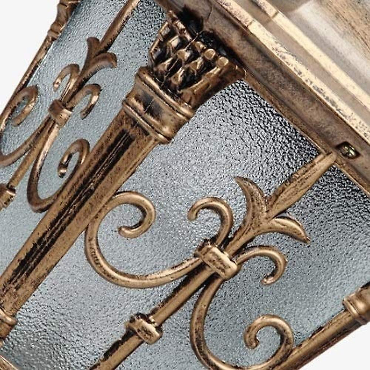 DEKOQ Post Light Outdoor Pillar Lamp, IP65 Waterproof Pillar Light Outdoor Column Lamps Patio Villa Door Porch Table Light Street Light E26 Garden Landscape Lamp