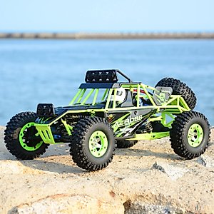 YuqiaoTime WLtoys 12427 RC Car 4WD 1/12 2.4G 50KM/H High Speed Monster Vehicle Remote Control Car RC Buggy Off-Road Car (12427 1B)