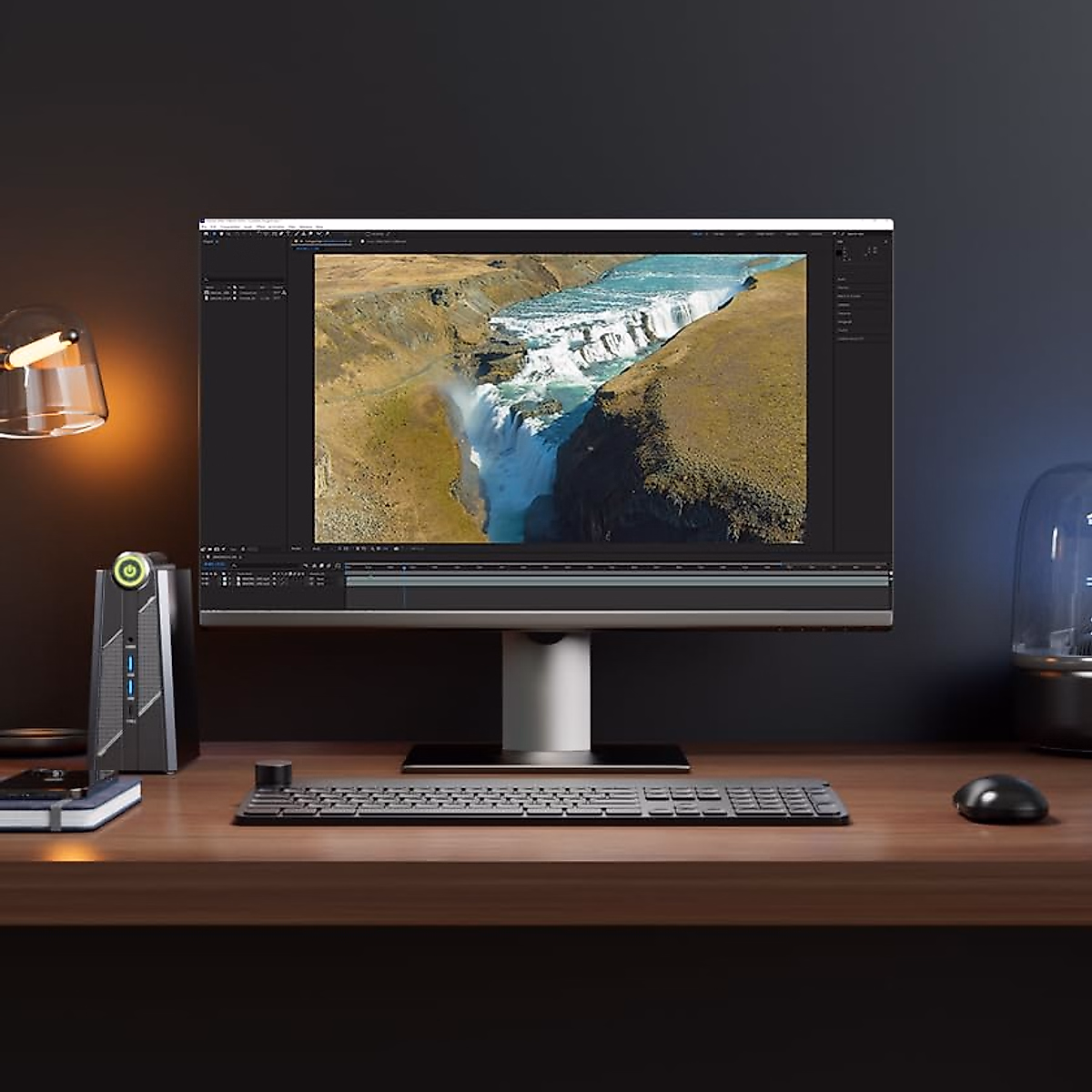 ACEMAGICIAN [Mini Gaming PC] Mini Computers Ryzen 9 6900HX[up to 4.9Ghz], 32GB DDR5 512GB NVMe SSD Mini PC with AMD Radeon 680M, RGB Lights/WiFi6/BT5.2/Dual Channel/3 Modes Mini Desktop