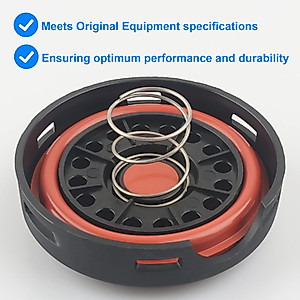PCV Valve Diaphragm Cover Membrane, Replace 917-147, 917147 Compatible with Volvo - 2010-2016 XC60, 2008-2015 XC70, 2007-2014 XC90, 2011-2016 S60, 2007-2015 S80, 2008-2010 V70, 2015-16 V60
