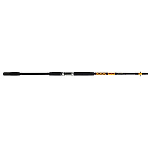 Ugly Stik Bigwater Spinning Fishing Rod,Black/Red/Yellow