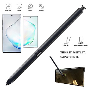 Note 10 S Pen WithBluetooth Replacement Stylus for Samsung Galaxy Note 10,Note 10 Plus 5G Stylus Pen for Galaxy Note 10/Note 10+ 5G All Versions Touch S Pen(Aura Black)