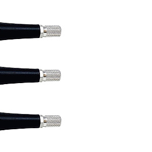 Excel Blades Fit Grip Knife. Ultra Sharp Knife with Carbon Steel Angled Edge Blade & Contoured Rubberized Grip, Made in the USA, Light Duty Cutting Tool for Precision Cutting & Trimming, Black, 3 Pack