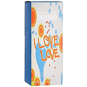 MOSCHINO I Love Love Eau de Toilette Spray, 1 Ounce