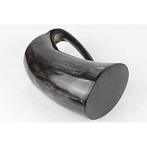 Father's Day Gifts Premium Original Viking Drinking Horn Mug Premium Viking Beer Tankard | Ideal for Beer Lovers-Wine-Mead & Ale | Nordic Inspired Drinking Mug