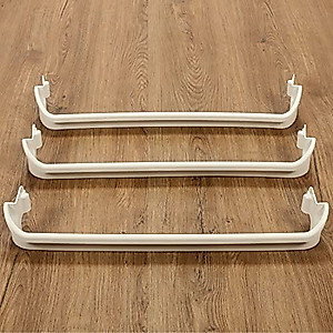 Replacement for 240534701(Middle) 240534901 Refrigerator Door Shelf Compatible with Frigidaire Kenmore Refrigerator Rack Bar Replacement for AP3214631 PS734936 948952 AP3214630 PS734935