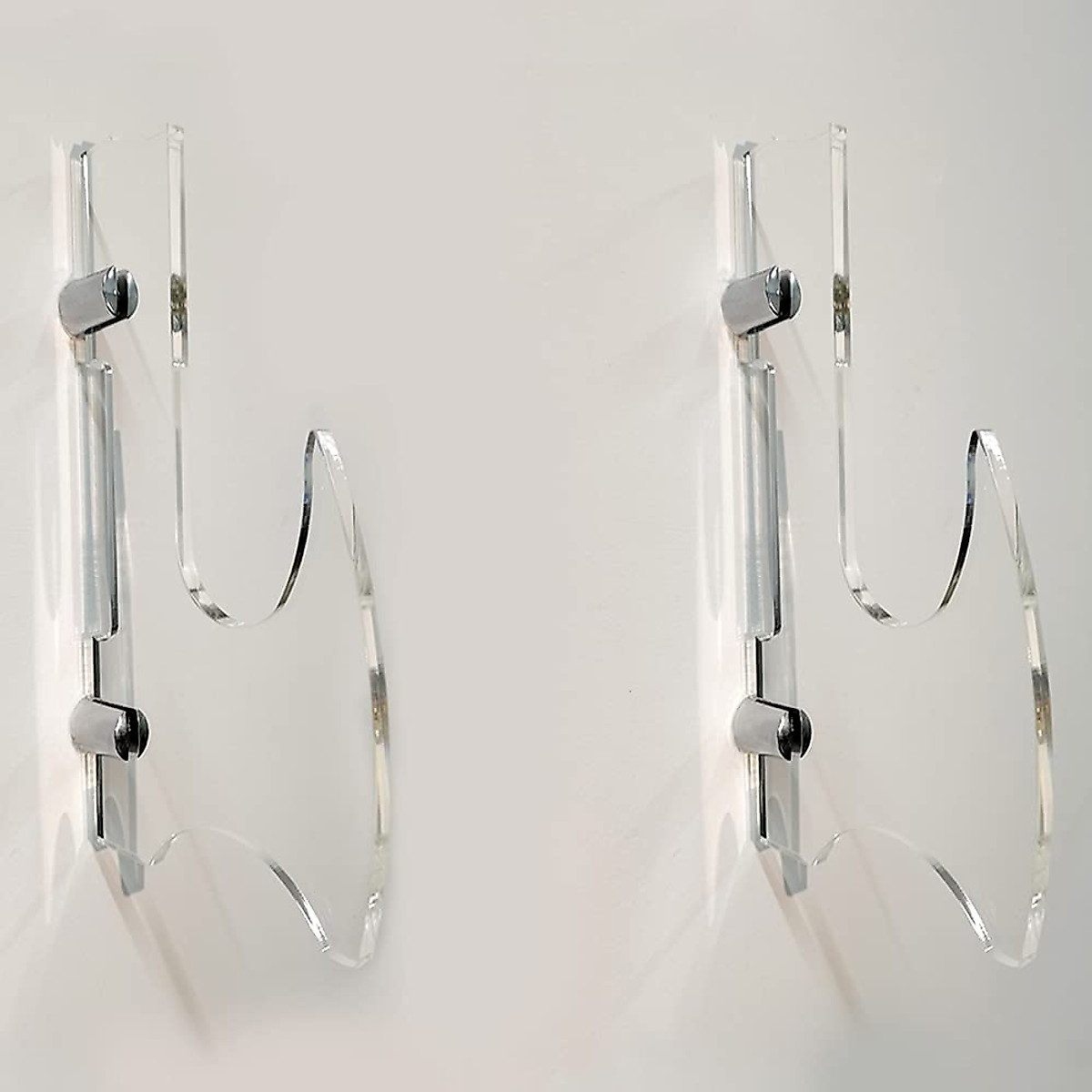 Lightsaber Wall Mounted Lightsaber Holder Lightsaber Wall Mounted Wand Holder Sword Holder Knife Holder-Including fixings (Transparent)