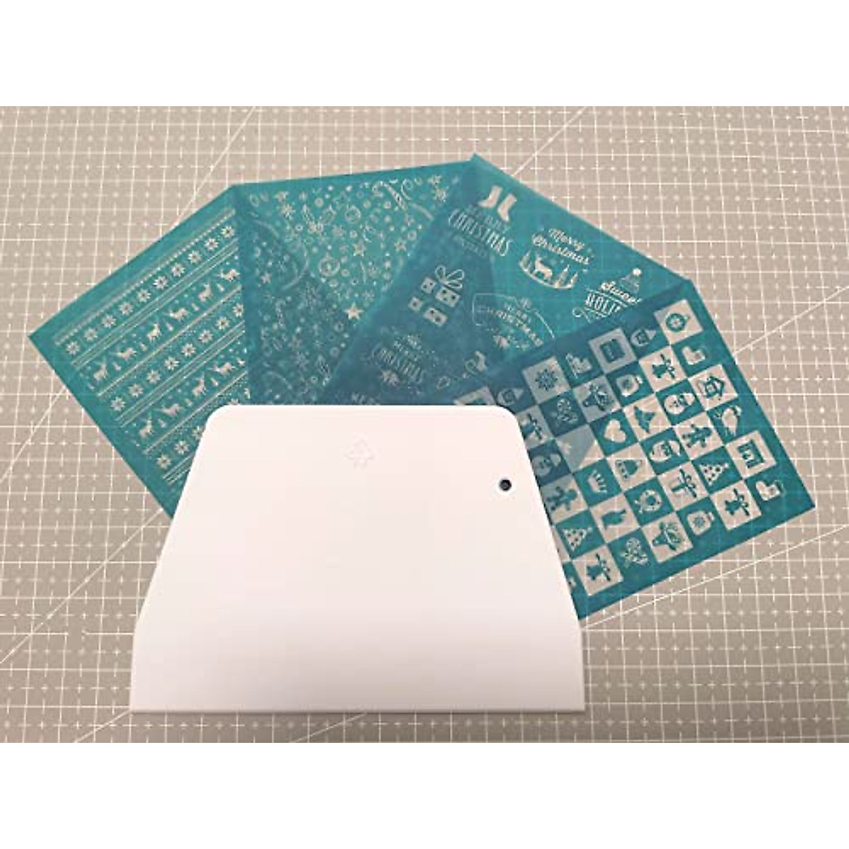 Tiger,Giraffe Animal Print Silk Screen Stencil for Polymer Clay-Silk Screen for Clay,Reusable Polymer Clay Silk Screen (BCW722)