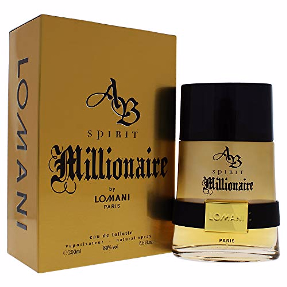 Lomani Ab Spirit Millionaire By Lomani for Men - 6.6 Fl. Oz Edt Spray, Brown