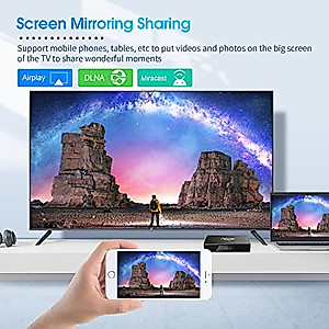 Android TV Box 12.0, X98H PRO Smart TV Box H618 4GB 32GB Support 2.4G/5.8G WiFi6 1000M Ethernet LAN Bluetooth 5.0 3D/6K Video Android Box Set Top TV Box