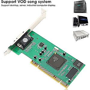 KUJOBUY 8MB Graphics Card VGA PCI 32Bit for Server Industrial Computer Multi-Display for ATI Rage XL 32 Bit PCI VGA Video Card PCI-X Interface Universal Video Card for Desktop Computers