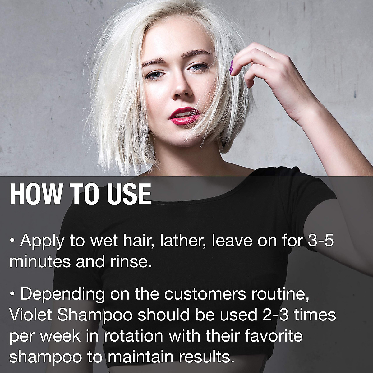 GREAT CLIPS Solutions Violet Shampoo, 10oz | Toning Shampoo Enhances Hair Color | Works on Color-Treated & Natural Hair | For Blonde, Gray, or White Hair