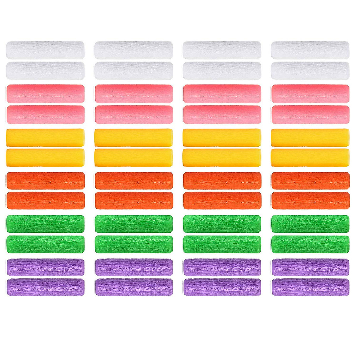 KISEER 48 Pcs Colorful Orthodontic Aligner Chewies for Aligner Chompers Aligner Trays Seaters, 6 Color