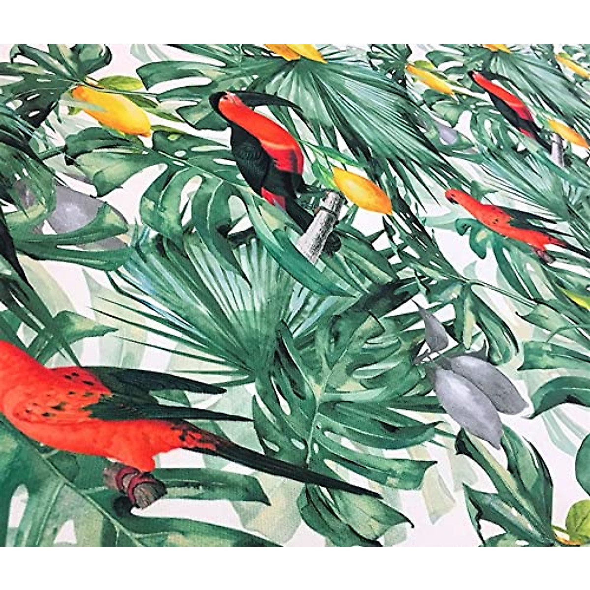Tropical Toucan Birds,Lemons Floral Print Upholstery Fabric(200x140cm)-HDTF-0642-200