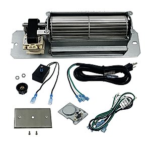 bbq factory GZ550 Replacement Fireplace Blower Fan KIT for Continental, Napoleon, Rotom HB-RB58