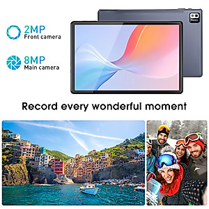SGIN 10 Inch Tablet, 4GB RAM 128GB ROM Android 13 Tablets Computer with MTK Octa-Core 2.0Ghz Processor, FHD 1280x800 IPS Srceen, 5MP+8MP Camera, WiFi, Bluetooth, 6000mAh