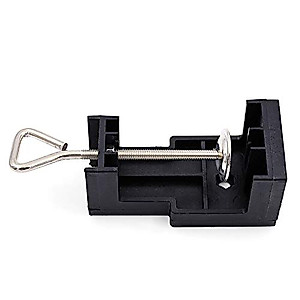 Flex Shaft Motor Hanger, Rotary Tool Holder with Table Clamp, Adjustable Steel Rod, 360 Degrees Rotatable, Electric Mill Stand Clamp