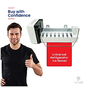 ForeverPRO D7824706Q Replacement Icemaker for Whirlpool Refrigerator D7824706Q 0056504 0056599 0056605