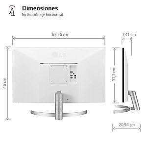 LG 27UL500-W 68.6cm (27") UHD 4K Gaming HDMI/DP HDR10 FreeSync 16:9 (EEK: A)