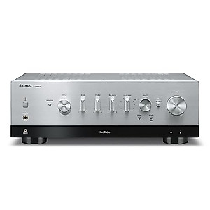 Yamaha R-N800A Network Receiver with Phono and Built-in DAC, Silver