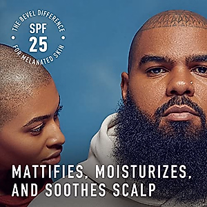 Bevel Bald Balm with SPF 25 - Bald Head Moisturizer with Vitamin C and Green Tea, Helps Mattify, Soothe and Protect Scalp and Skin, 3.4 Fl Oz