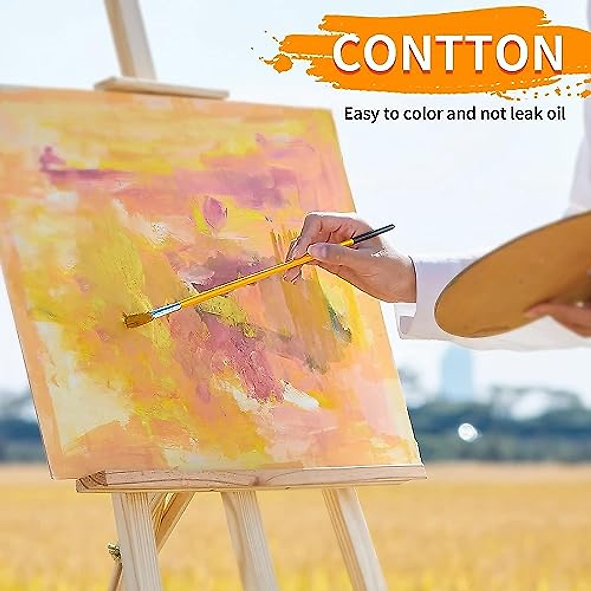 Conda Canvases for Painting 12 x 12 inch, 14 Pack, Blank White Canvas Boards, Primed, 100% Cotton, Quality Acid Free Artist Canvas Panels for Acrylics Watercolor & Oil Painting