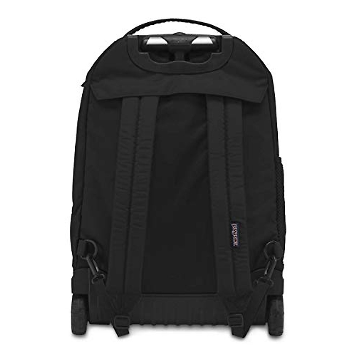 JanSport Driver 8 Rolling Backpack and Computer Bag, Black - Durable Laptop Backpack with Wheels, Tuckaway Straps, 15-inch Laptop Sleeve - Premium Bag Rucksack