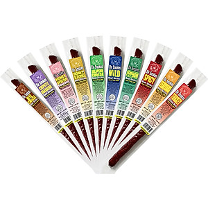 Buffalo Bills 25-Piece Beef Jerky & Beef Stick Sampler Gift Tool Box (filled with 25 assorted packs)