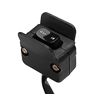 12V Winch Rocker Thumb Switch with Mounting Bracket Handle Bar Control Switch for KFI, WARN, Ramsey, SUPERWINCH, Champion, Venom, Badland etc.